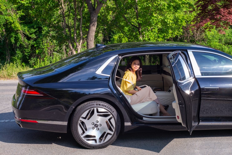 제네시스 G90 리무진 타고 새벽 드라이브 G90L 승차감, 연비, 시승기 : 네이버 블로그