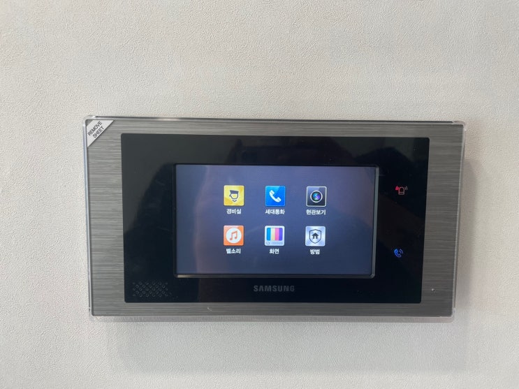 구로구 신도림동 대림e편한세상2차아파트 삼성 비디오폰 SHT-3527XM, 베스틴 도어락 IDL-300 설치 후기 : 네이버 블로그