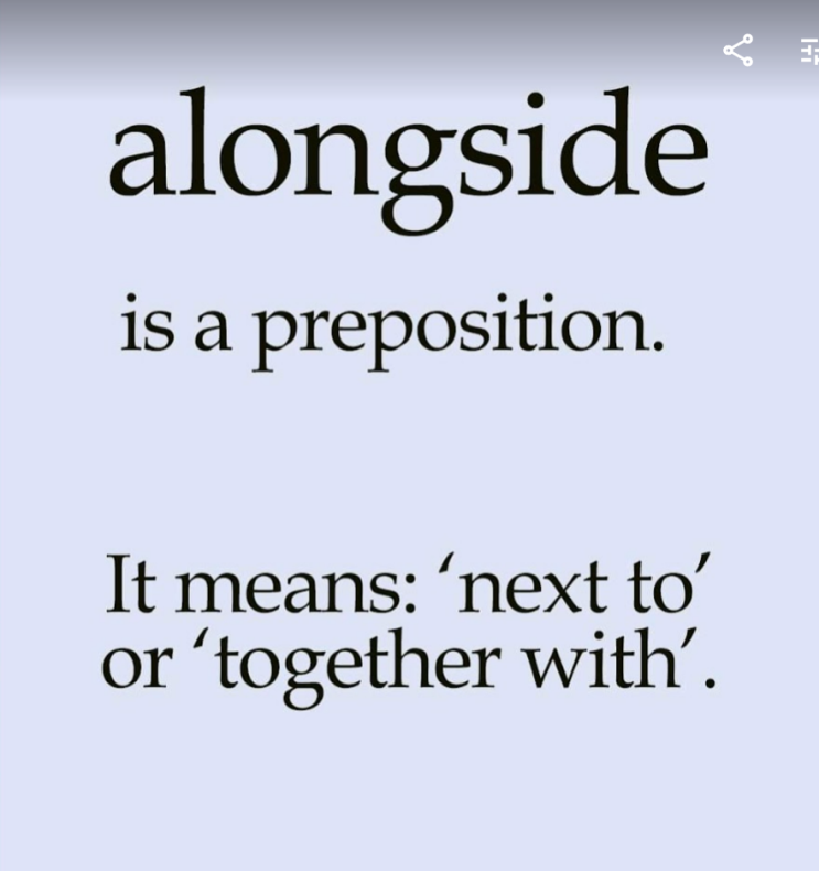 [영어] along vs alongside : 네이버 블로그