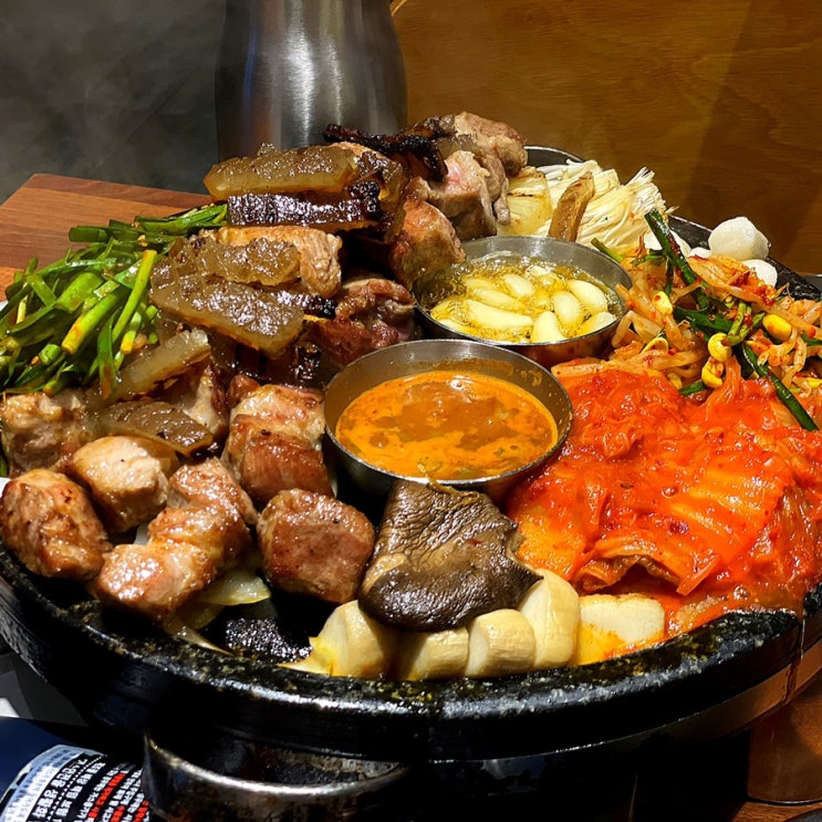 울산 우정동 맛집심돈 듀록돼지 특목살한판구이가 맛있었던 울산 고기집 핫플 우정혁신도시 맛집 네이버 블로그