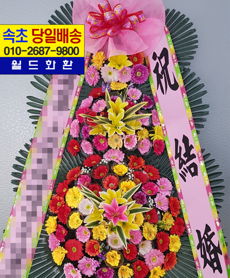월드화환속초 웰컴콘도회관 축하화환 행사화환 배달합니다 화환배달 전문 에 문의주시면 주문즉시 전문가의 손길로 퀄리티 높은