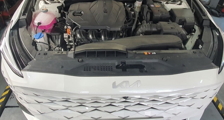 K8(GL3) 유지보수 엔진오일교환 + 잔유제거 작업 : 네이버 블로그