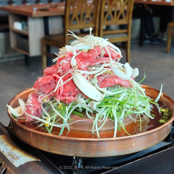 김포 소고기 맛집 태백산 점심 특선 산더미 불고기도 최고 김포 룸있는 식당 네이버 블로그
