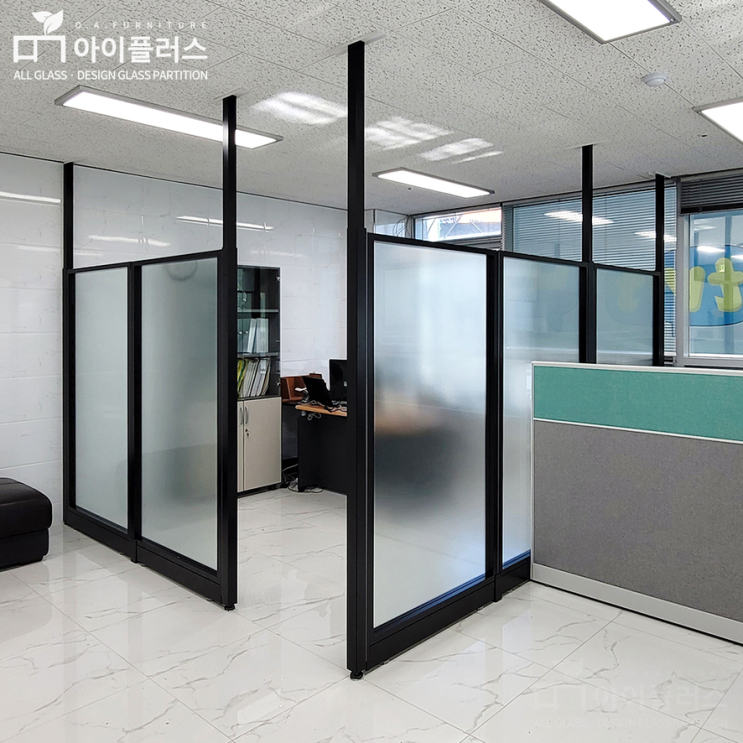 [인천/안산] 사무실 인테리어 강화유리파티션(가벽) 패브릭파티션(책상가림막) #0279 : 네이버 블로그