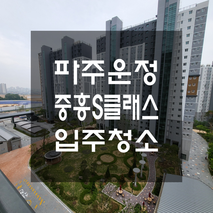 운정입주청소 중흥s클래스 프리미엄청소기계식 바닥청소 네이버 블로그