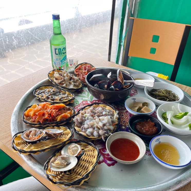 부산 연화리 기장 해녀촌 8번 기만이네 후기 싱싱한 해산물 모듬과 전복죽 네이버 블로그
