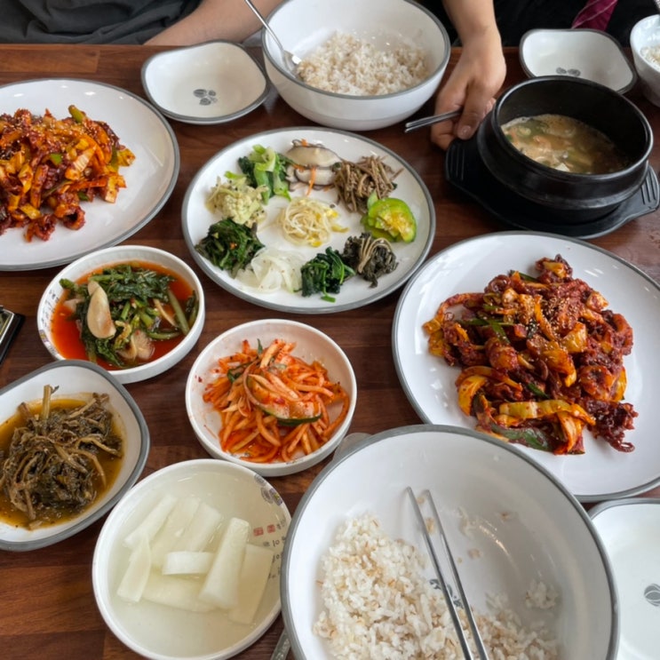 김포맛집 운양동 쭈꾸미볶음 보리밥정식 맛집 시골향기” 네이버 블로그
