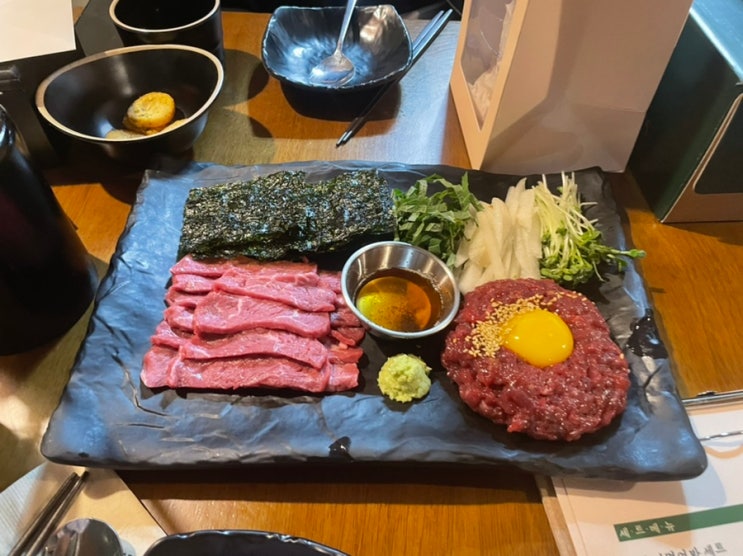노원역 육회맛집 양도 많고 맛도 최고인 곳 분위기 좋은 현덕육회에서 먹부림 네이버 블로그