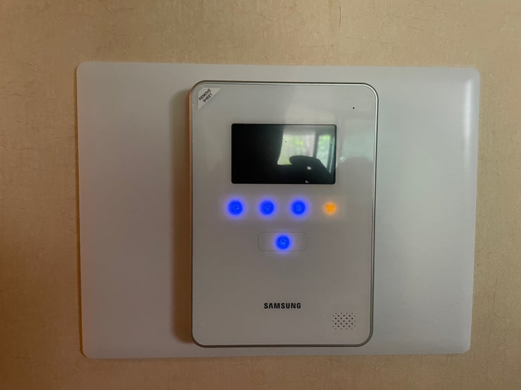 용인 수지구 상현동 동일스위트아파트 삼성 비디오폰 SHT-3625AMW 설치 후기 : 네이버 블로그