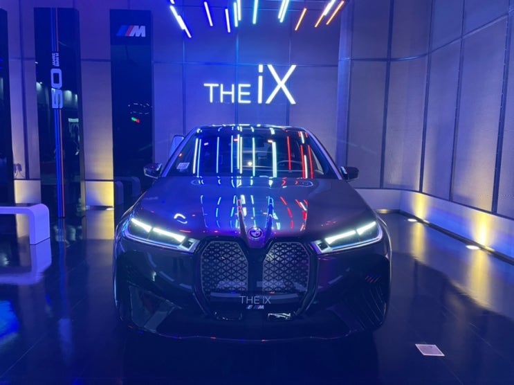 bmw M50주년 ix 전기차 끝판왕 IX m60 실물 : 네이버 블로그