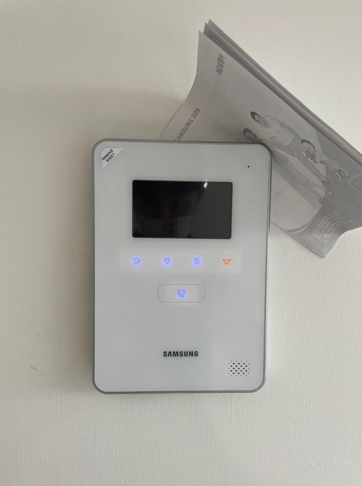 종로구 내수동 경희궁의아침4단지 삼성 비디오폰 SHT-3625AMW 설치 후기 : 네이버 블로그