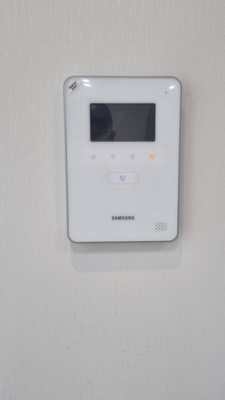 [비디오폰]파주 한울마을2단지 운정벽산블루밍아파트 삼성비디오폰sht-3625amw 삼성푸실풀dp-951 비디오폰+도어락연동 : 네이버 블로그