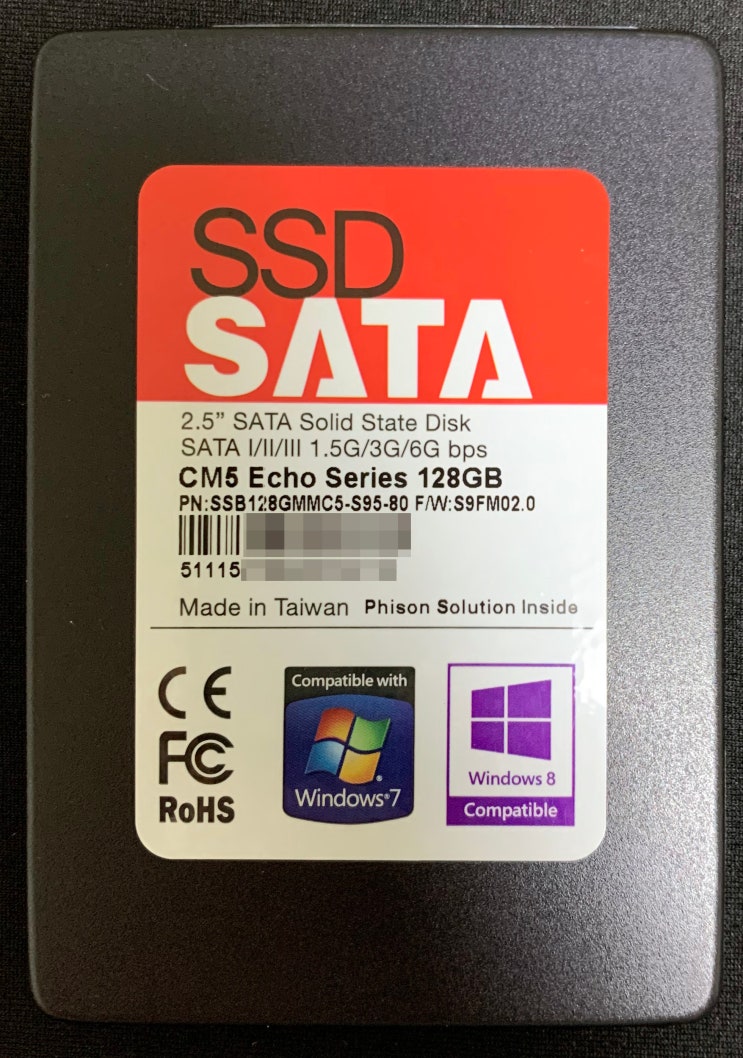 [SSD] PHISON Solution CM5 Echo Series 128GB : 네이버 블로그