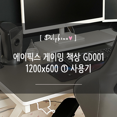 1인용 컴퓨터책상 에이픽스 GD001 ② 게이밍데스크 사용기 : 네이버 블로그