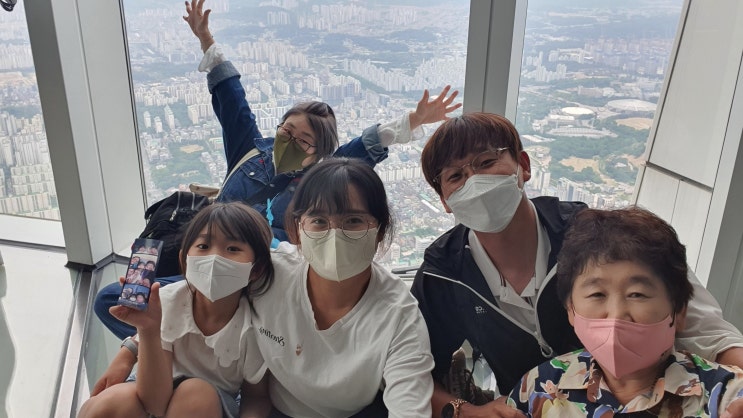 제주사람 서울 구경롯데타워 전망대 입장시간 입장료 스카이브릿지 투어 체험 비용 네이버 블로그