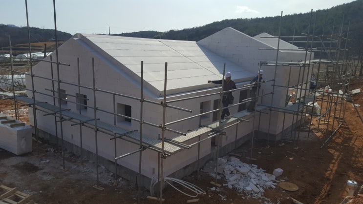 ALC 주택을 손쉽게 짓는 방법 ! - 7. ALC 지붕공사 : 네이버 블로그