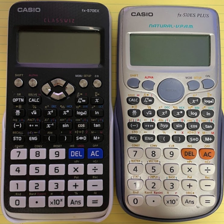 공학용 계산기로 행렬의 곱을 계산하기(casio fx-570ex 및 fx-570es plus) : 네이버 블로그