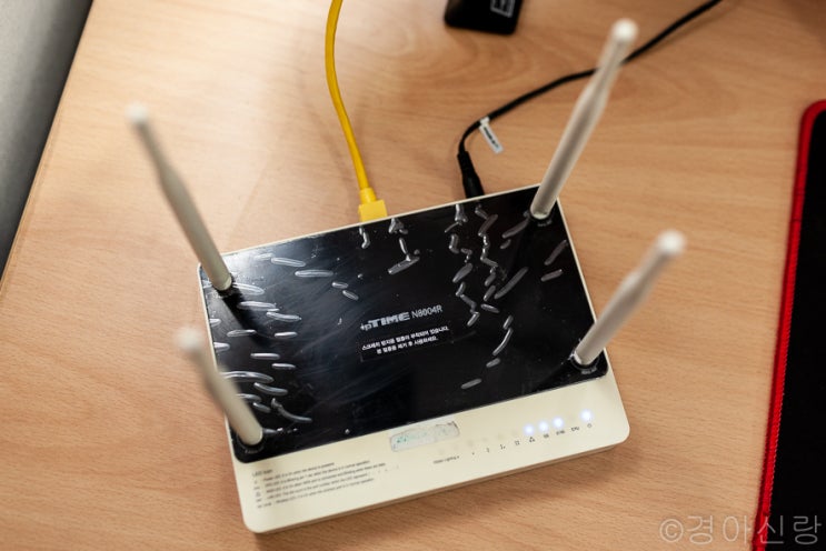 IPTIME 공유기 설치 및 비밀번호 설정 그리고 초기화하기 : 네이버 블로그