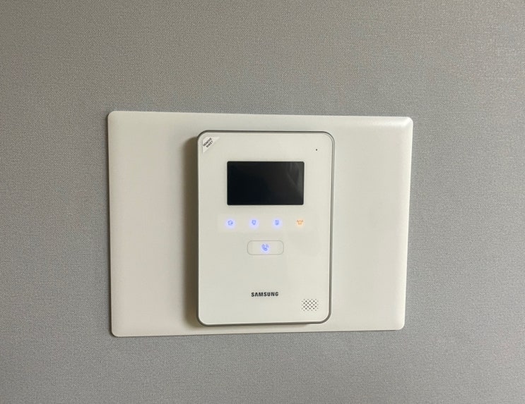 구로구 구로동 이화우성아파트 삼성 비디오폰 SHT-3625AMW 설치 후기 : 네이버 블로그