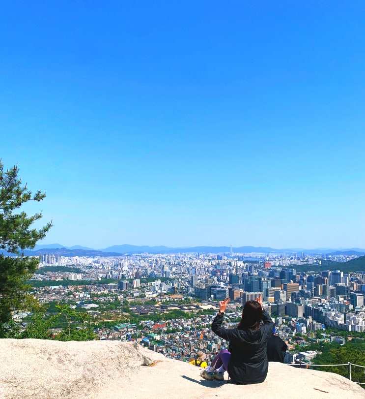 서울인왕산 인왕산더 숲 초소책방 방문 경복궁역 출발 등산코스 소요시간 최고 전망카페 네이버 블로그