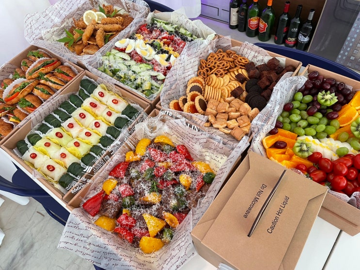 기업 연수 세미나 박스 케이터링 기업 다과 케이터링 네이버 블로그