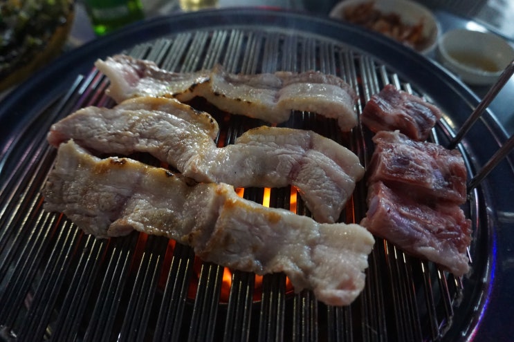 부산남포동 분위기 좋은 돼지생갈비 로컬 노상 맛집 왕대박숯불갈비 네이버 블로그