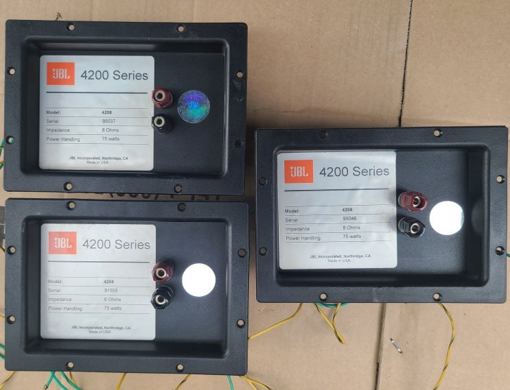 JBL 4208 스피커 네트워크.스피커부품 : 네이버 블로그