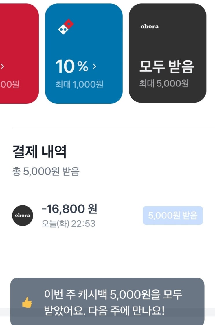 토스 이번주 브랜드 캐시백 오호라 ohora 네일 구입, 무료배송까지 : 네이버 블로그