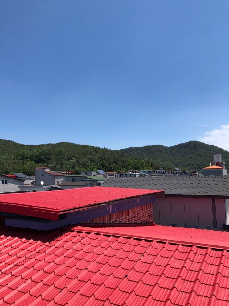 대구 지붕 개량 ( 칼라강판, 함석 기와 ) 시공 업체 : 네이버 블로그