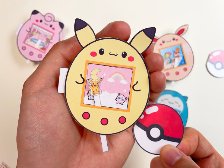 작동하는! 포켓몬 다마고치 만들기!! DIY working Pokemon Tamagotchi : 네이버 블로그