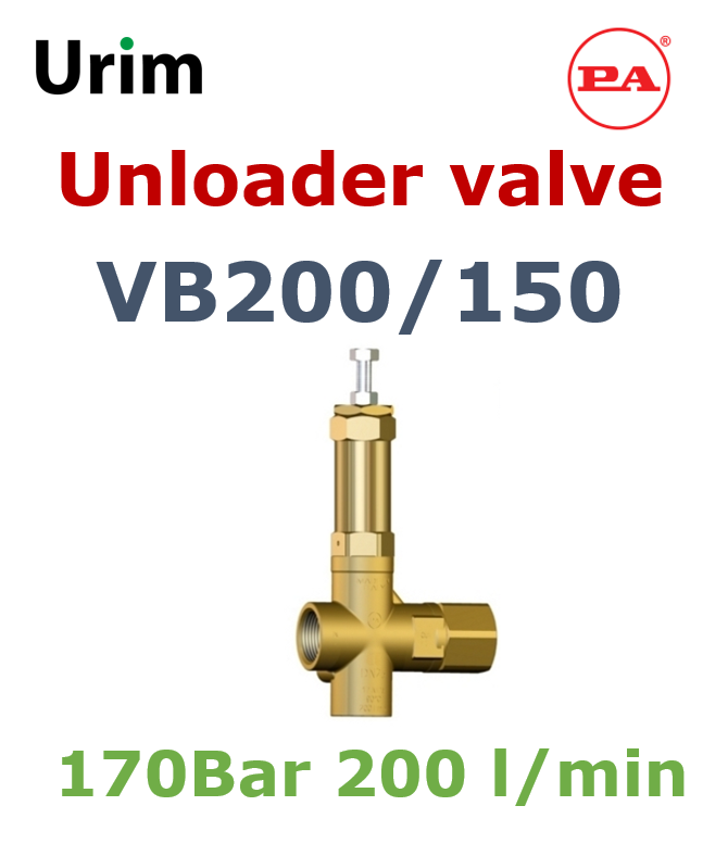 [PA] 언로드밸브 Unloader Valve - VB200/150 Max 170Bar, 200l/min : 네이버 블로그