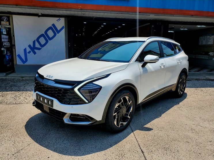 [안동 썬팅]브이쿨K 열반사 틴팅 + 아이언가드 유리막코팅 +골드쉴드PPF보호필름 스포티지NQ5 시공 : 네이버 블로그