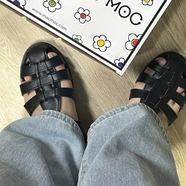 마크모크 여자 피셔맨 샌들 브랜드 추천 후기 사이즈 Tip 양말 코디 내돈내산 소비기록 네이버 블로그