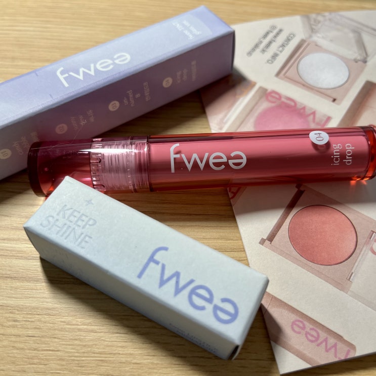 [제품 Review] 퓌 틴트 글래스 4호 아이싱드롭 & 언네임드 C 미니어처 내돈내산 후기 :3 (Fwee tint glass ...