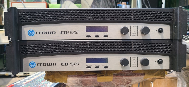 Crown CDi1000 크라운 1000와트 DSP내장 파워앰프 : 네이버 블로그