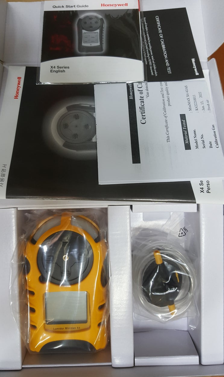 신품[복합가스측정기]하니웰 Honeywell Lumidor Minimax X4 [신품]산소(O2), 일산화탄소(CO), 황하수소 ...
