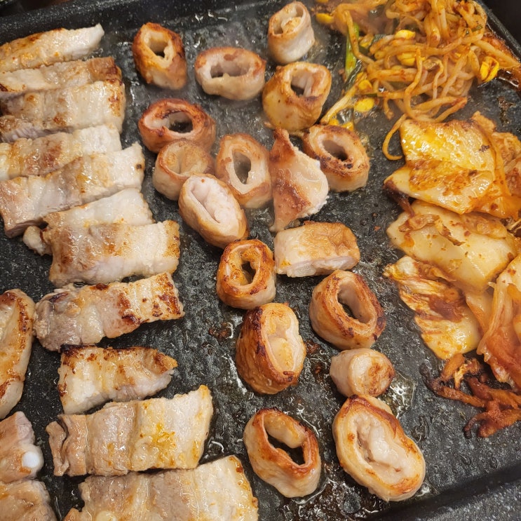 천안 직산 맛집 삼겹살 뒷고기 막창 다 모여있는 깡통구이마을 네이버 블로그