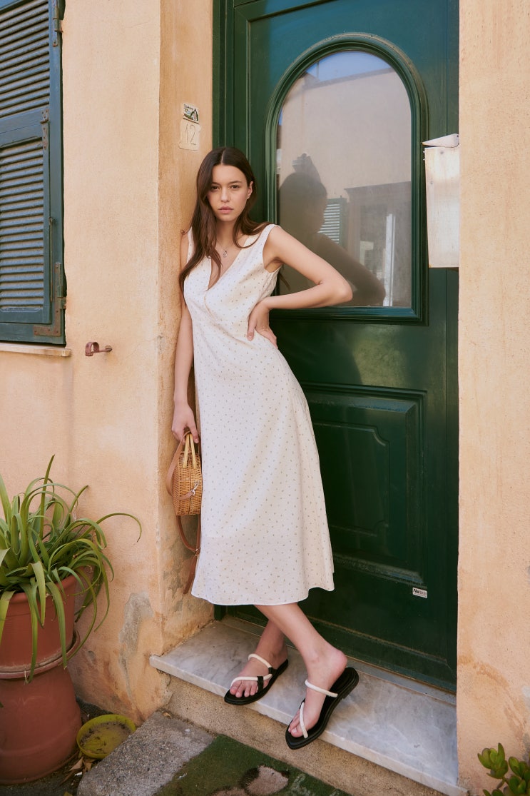 30대 40대 여름 플라워 원피스 추천/ ADAUL(어다울) REVERSIBLE FLOWER DRESS / 리버시블 플라워 ...