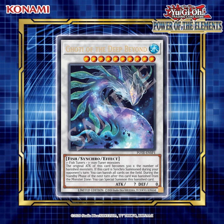 [유희왕/TCG] Yu-Gi-Oh! TCG "POWER OF THE ELEMENTS" 수록 "Ghoti of the Deep ...