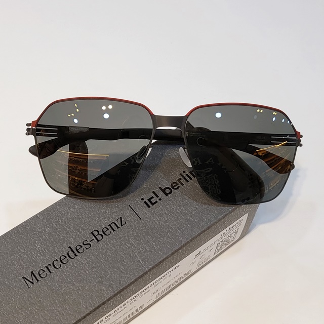 아이씨베를린 x 벤츠 콜라보 초경량 선글라스 MB04 Red/Black : 네이버 블로그