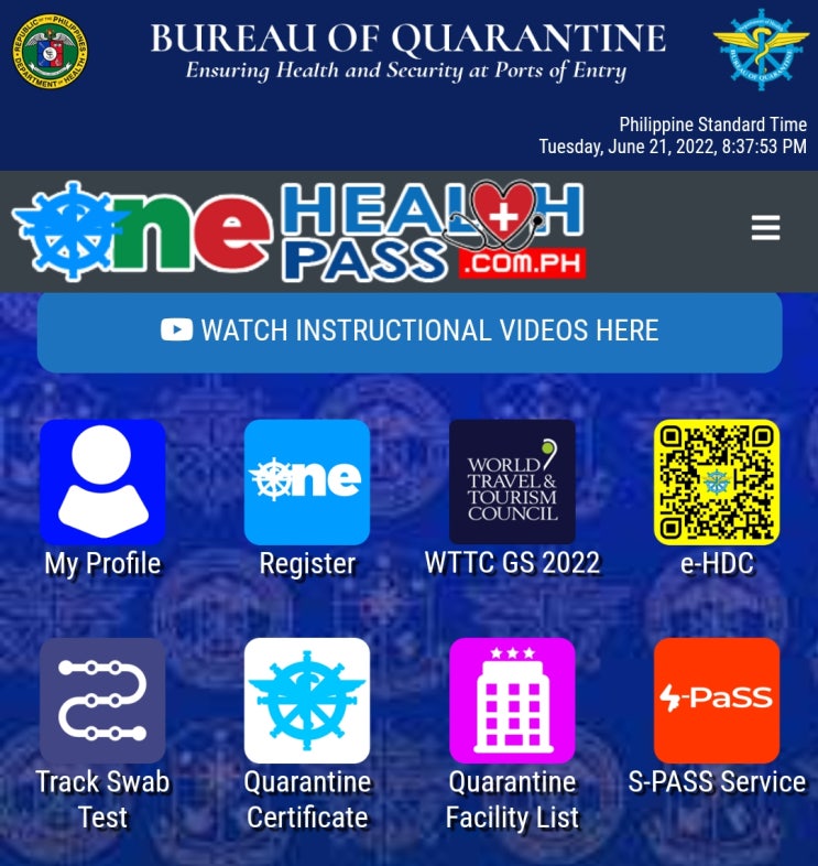 필리핀 여행 입국 규정 원헬스패스 작성 방법 정리 one health pass : 네이버 블로그