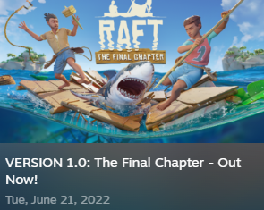 💡🎮 RAFT 레프트 마지막 업데이트 ㅣ VERSION 1.0: The Final Chapter - Out Now! 원문 ...