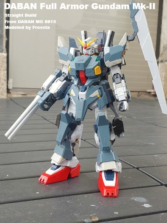 DABAN MG 8815 Full Armor Gundam Mk-II (다반 풀아머 건담 마크2) : 네이버 블로그