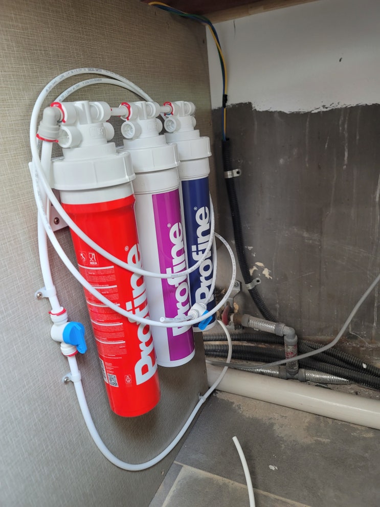 profine filter 프로파인 필터 이천 중리 카페 전처리필터 스케일 연수필터 정수필터 이탈리아 고급필터 3종 패키지 설치 ...