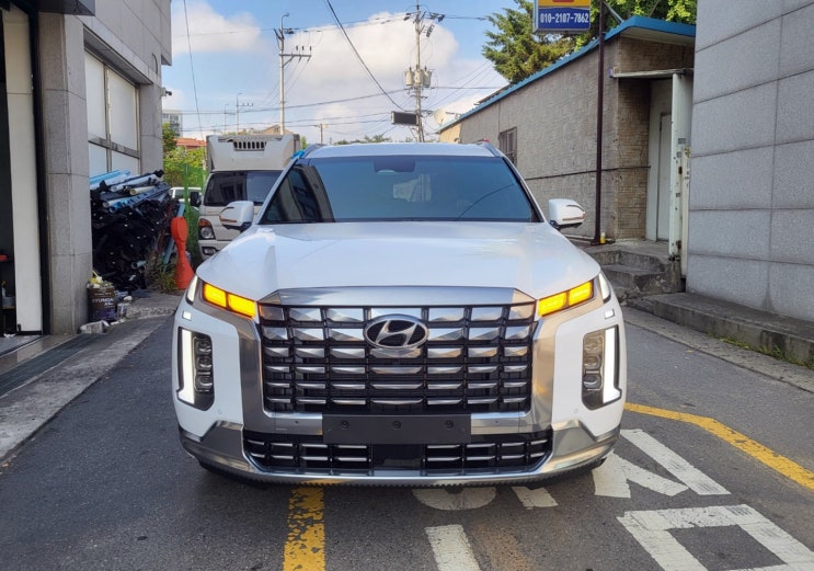 신차 팰리세이드 블락포디 비바 풀썬팅 파인뷰lx7000블랙박스 Ppf 나노텍유리막코팅 수원신차검수 수원신차패키지 수원