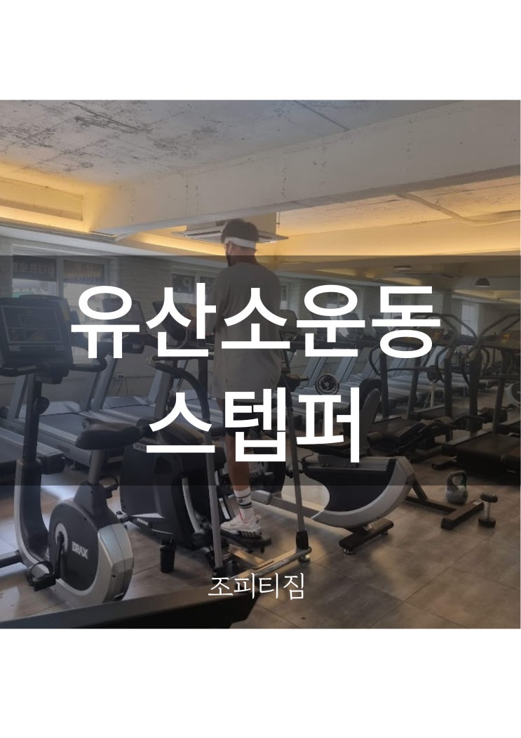 장안동헬스 장안동헬스장 장안동pt 장안동피티 장안동 다이어트 조피티짐 스텝퍼 운동효과 및 사용방법 네이버 블로그