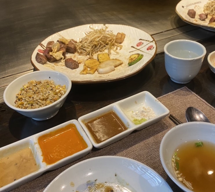 분당애나의정원 프리미엄한우코스철판스테이크 석운동맛집 네이버 블로그