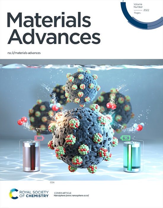 RSC_Materials Advances_논문 커버 디자인,저널 커버 디자인, 피규어,논문표지,커버이미지,저널커버,논문그림,저널 ...