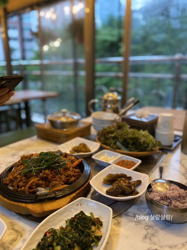 정릉 시골집 연탄 석쇠구이 북한산 계곡소리 여름휴가 분위기 물씬 Feat 불향가득 더덕연탄구이 추천 네이버 블로그