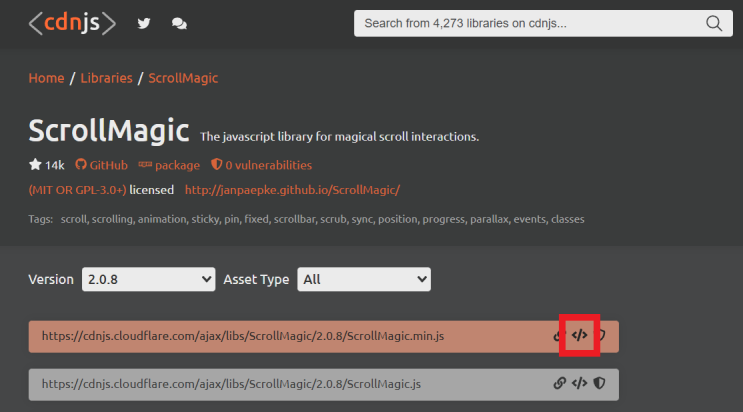[JS] ScrollMagic.js - 웹 페이지에 스크롤 애니메이션 효과 주기 : 네이버 블로그